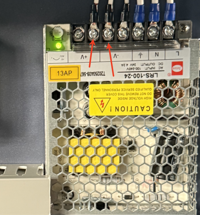 Laser power supply indicator not lighting up – OMTech DE